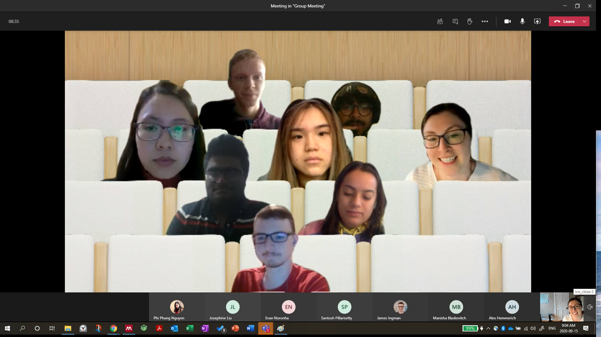 A send-off to our graduating 4th-year students – Amanda Bongers